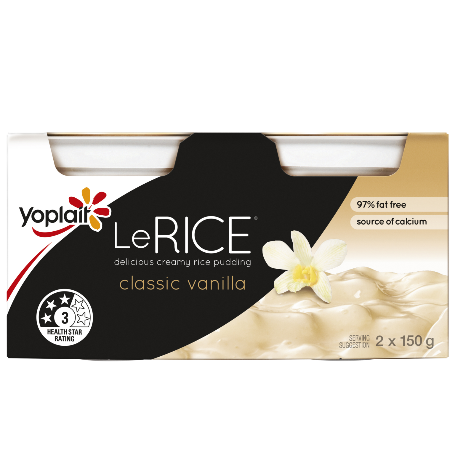 Le Rice Vanilla 2 x 150g - Yoplait