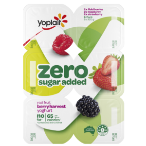 Yoplait Zero Berry Harvest 6 x 160g - Yoplait